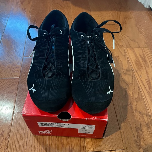 Puma | Shoes | Puma Etoile Suede Sneakers Black And White Womens Size 1 ...